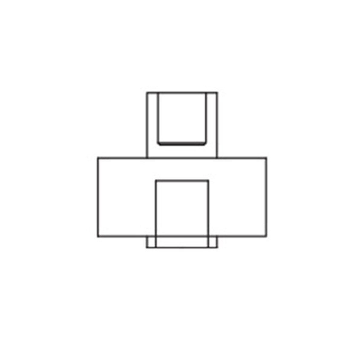10 1/4" - 3 Key Standard Duty - Hollow Stem Auger - NWJ Rod Box Center Plug