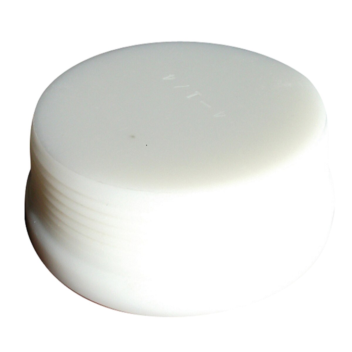 3 1/4" - Hollow Stem Auger Plug - Lipped HDPE