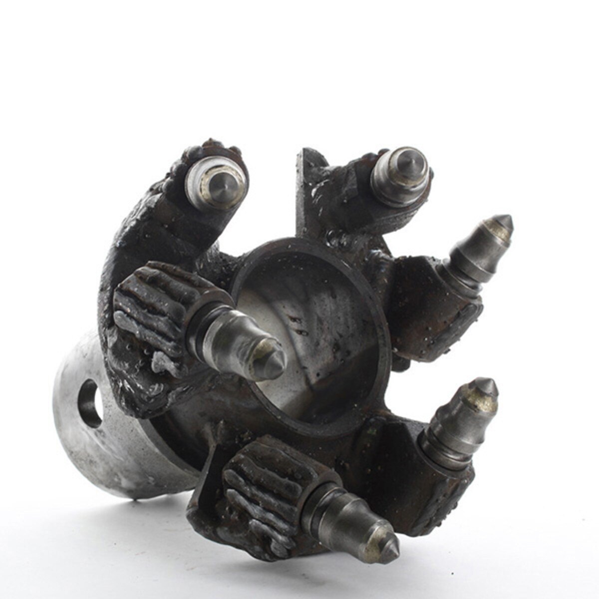 3 1/4" - 2 key Heavy Duty - Bullet Hollow Stem Auger Head - 6 Cutters