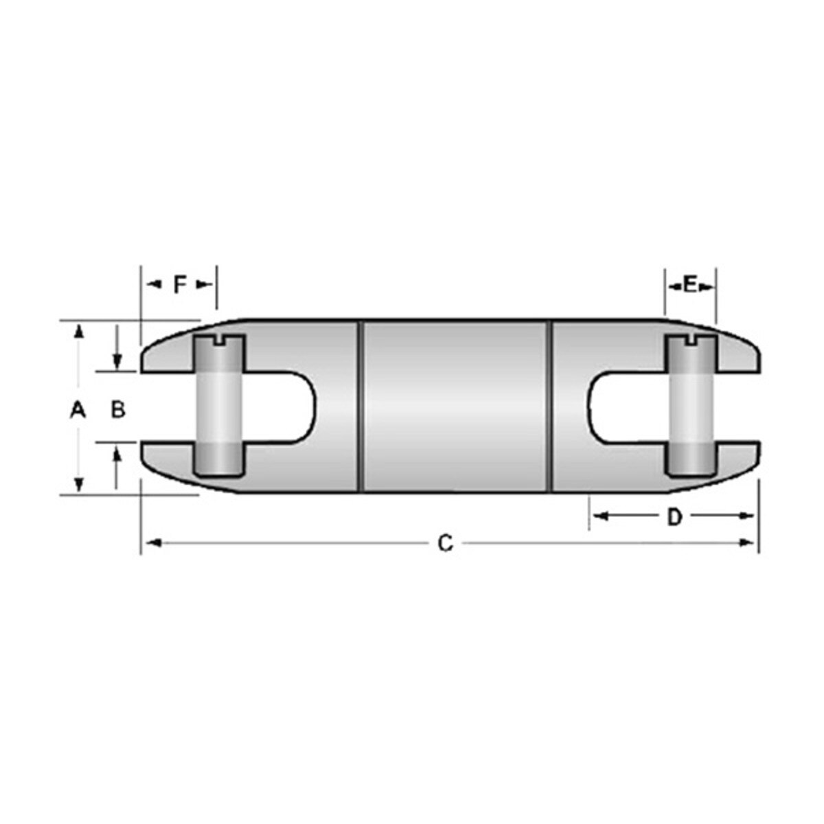 30000# HDD Swivel - WLClevis x Clevis 400