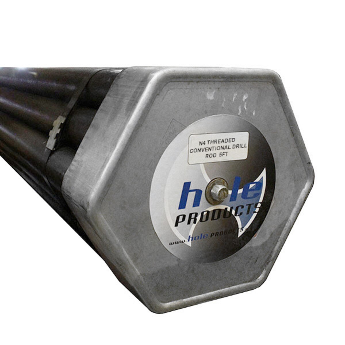 N4 Threaded Conventional Drill Rod - Length 5'