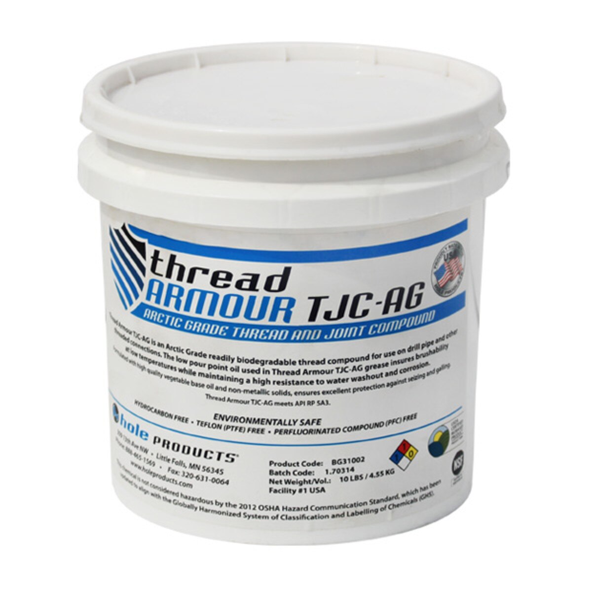 Thread Armour Grease - Arctic Grade - TJC - 2 1/2 Gallon