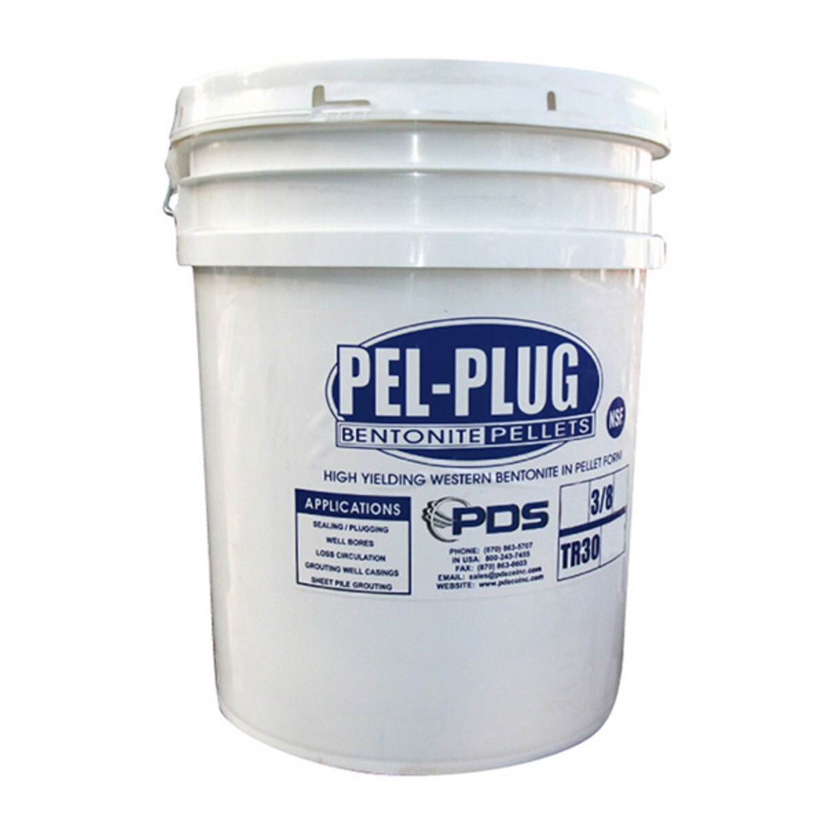 PEL-PLUG - Bentonite Pellets 1/2 Coated TR30