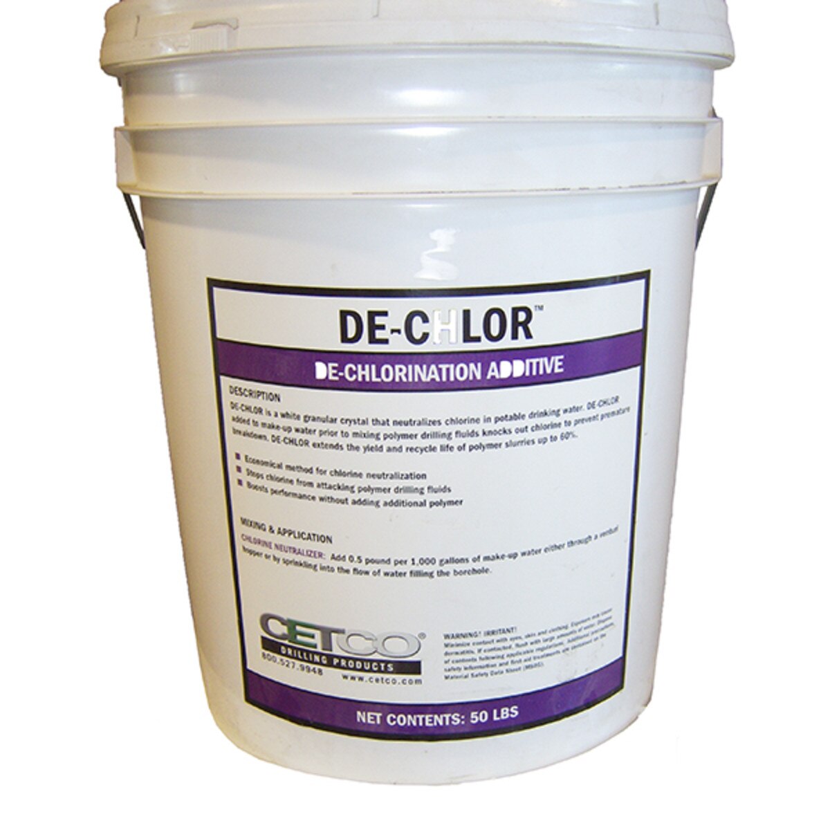 De-Chlor - 50 LB Pail