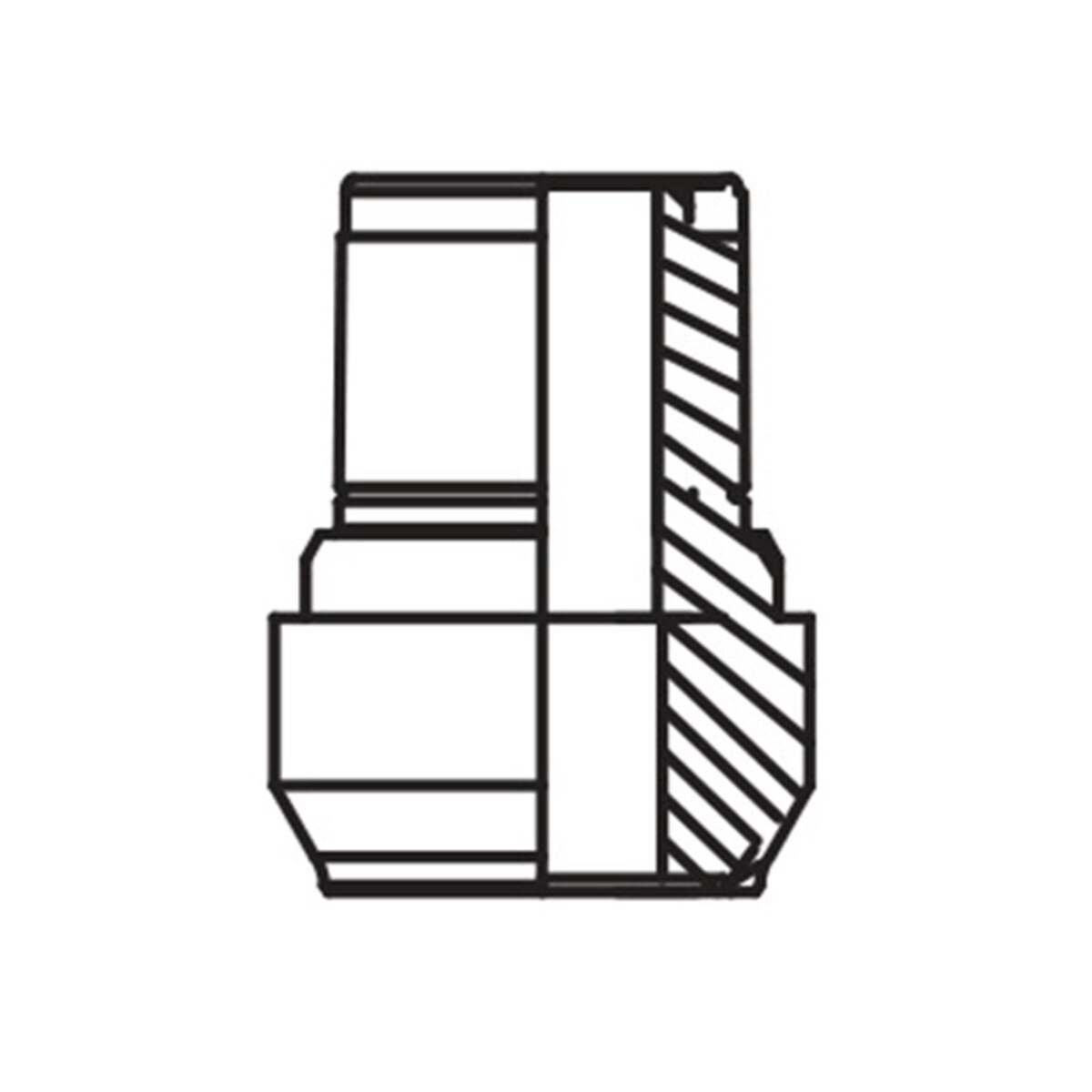 3.25" Short Expendable Point Holder - 3.25" OD