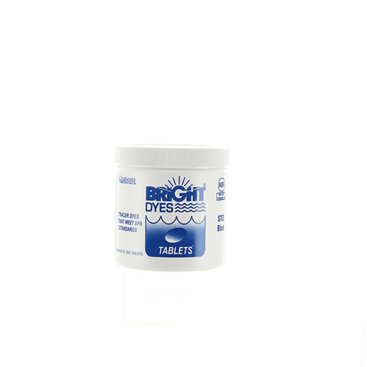 Bright Blue Dye Tablet - 200 per Jar