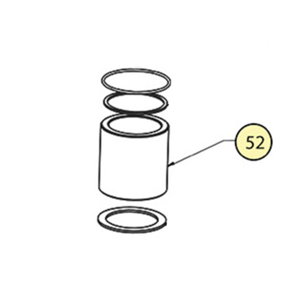 E0413 Series Piston Pump - Fluid End Cylinder