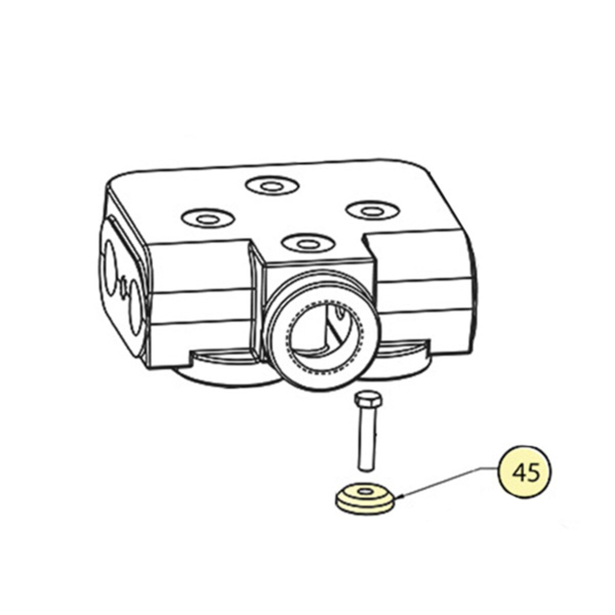 E0413 Series Piston Pump - Fluid End Cup Washer