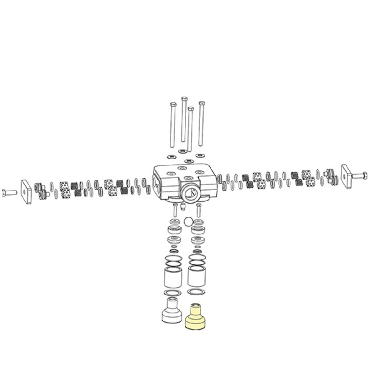 A0413 Piston Pump Fluid End Umbrella