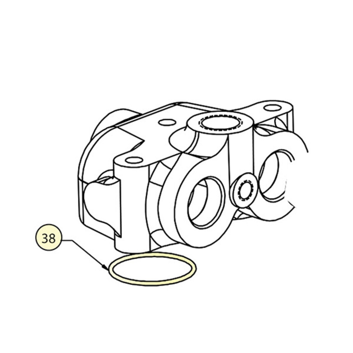 A0413 Piston Pump Fluid End O-Ring - Piston