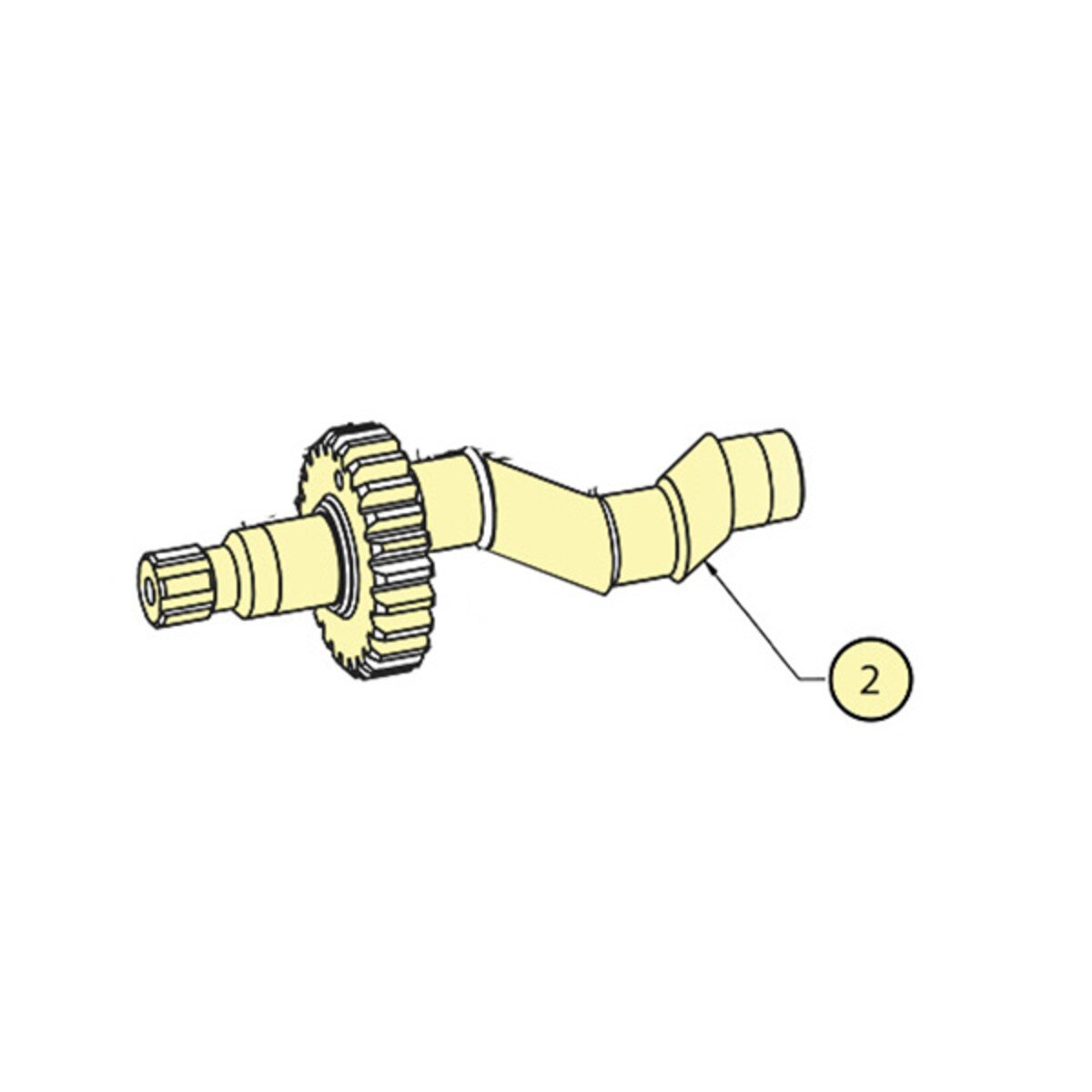 E0413 Series Piston Pump - Power End Crank - Drive