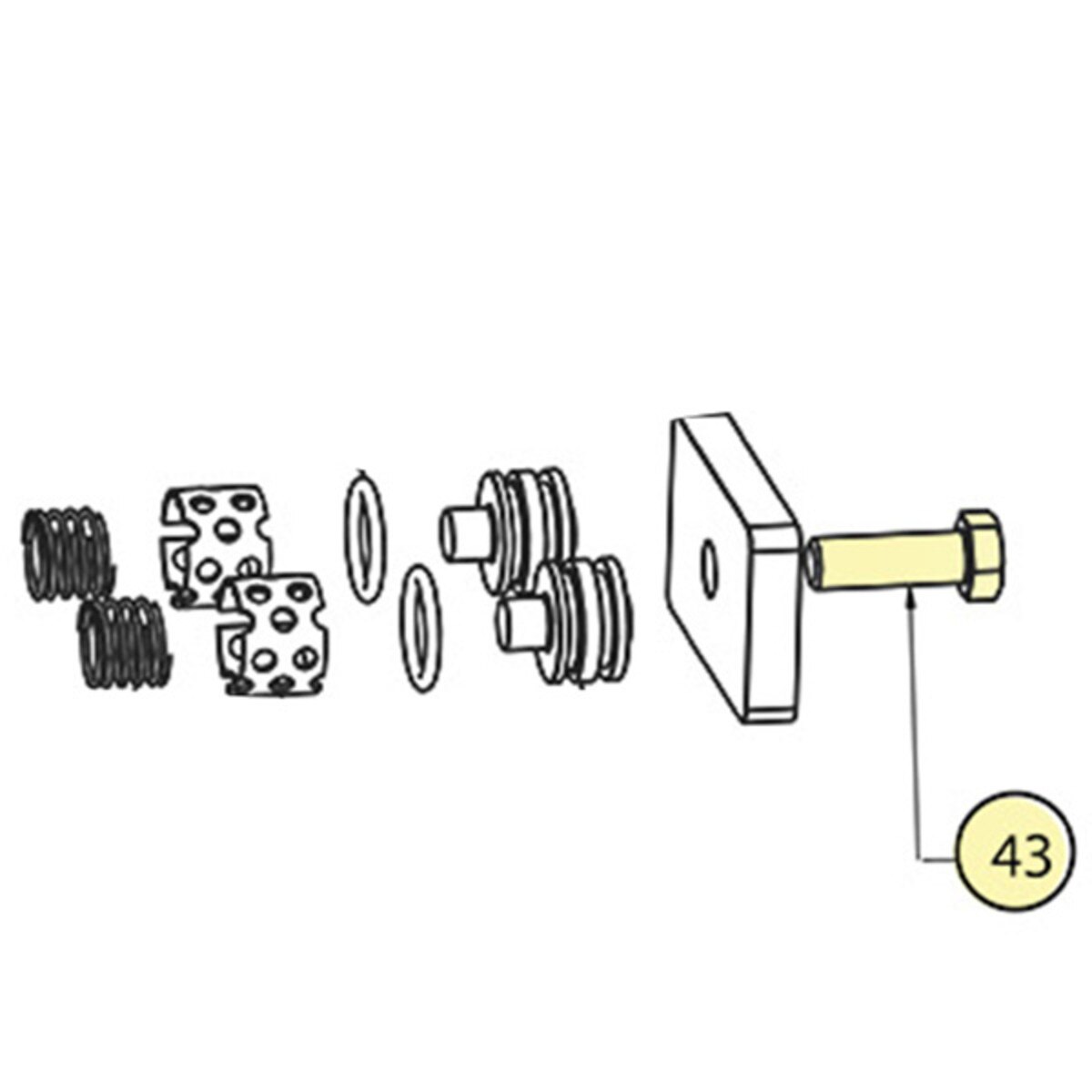 Cap Screw, Valve Cover Clamp