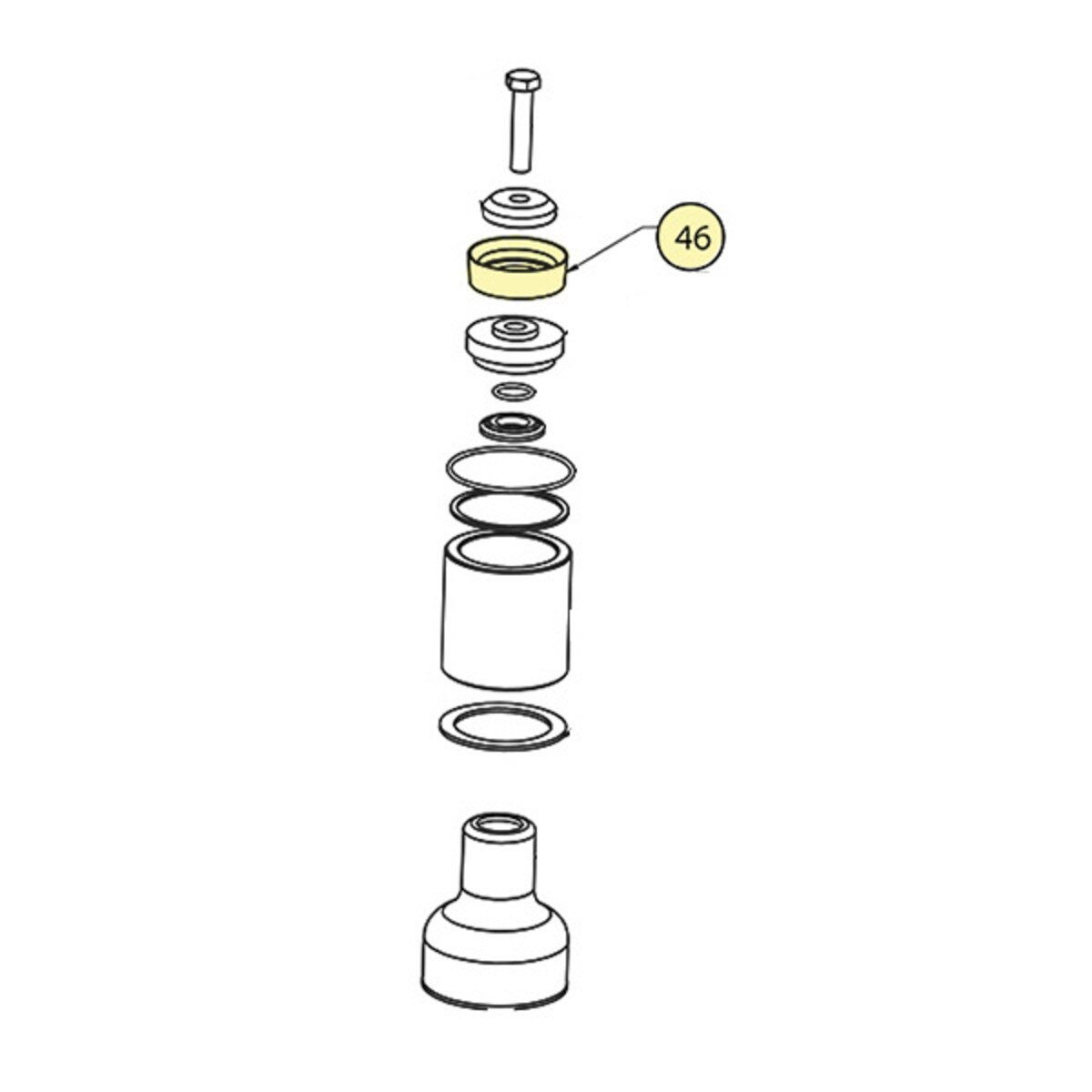 E0413 Series Piston Pump - Fluid End Piston Cup