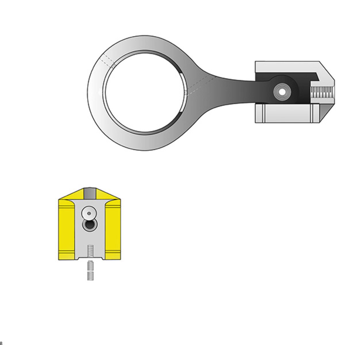 5" x 8" Duplex Pump Connecting Rod & Crosshead Assembly