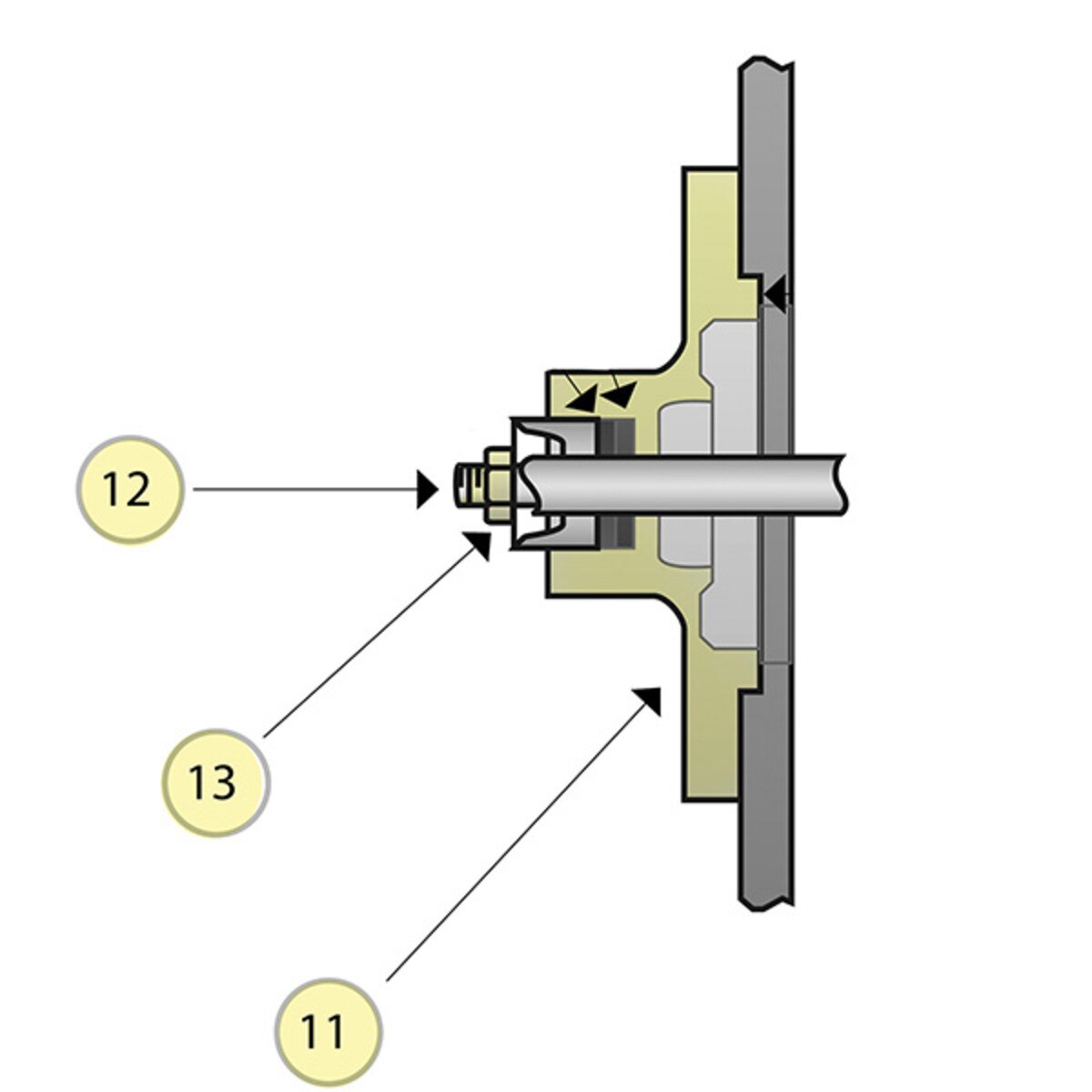 Oil Stop Head Assembly - 4 Bolt