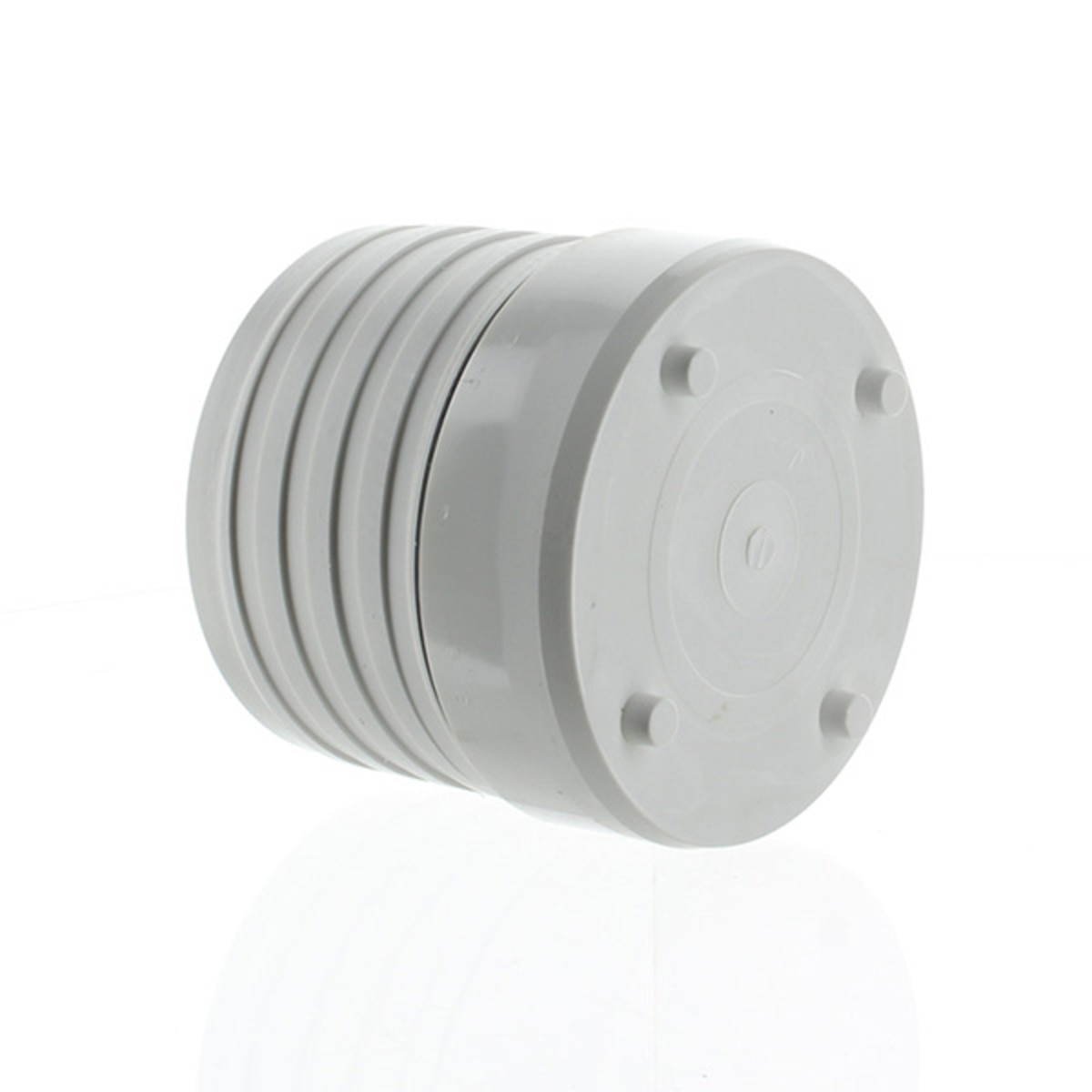 4" PVC Plug - Flat - S40 - 2TPI