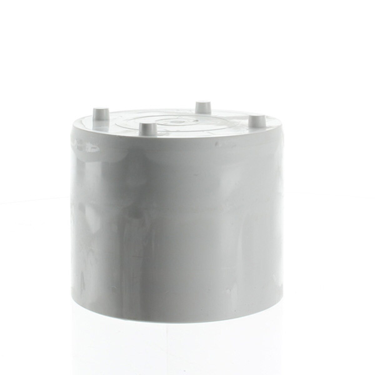 4" PVC Plug - Flat - S40 - 2TPI