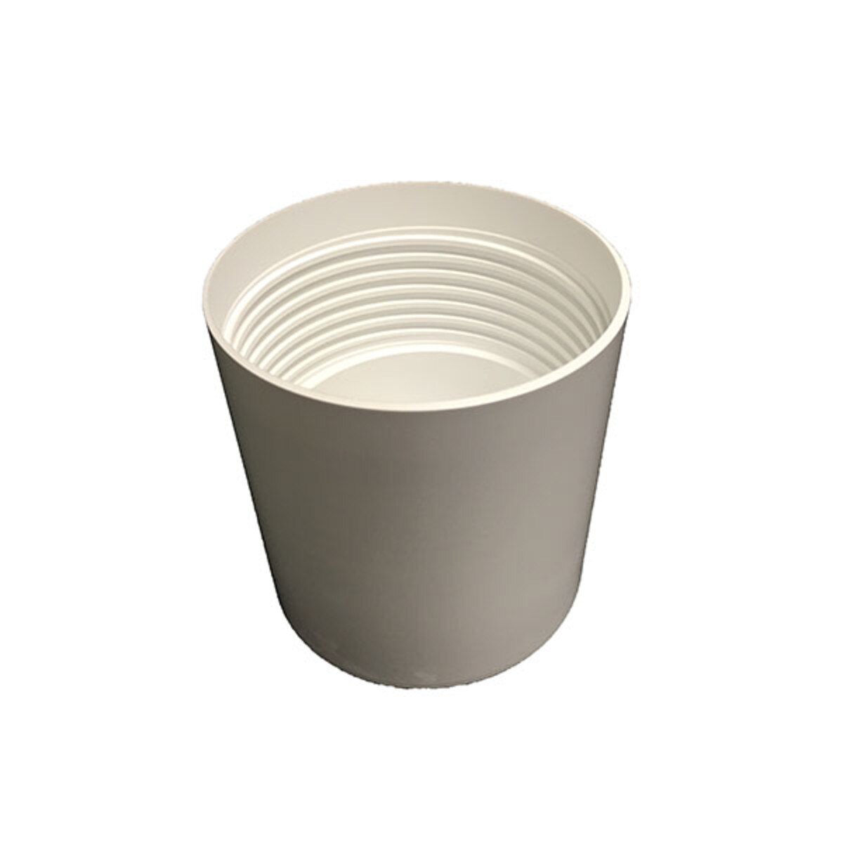 4" PVC Plug - Flat - S40 - 4TPI