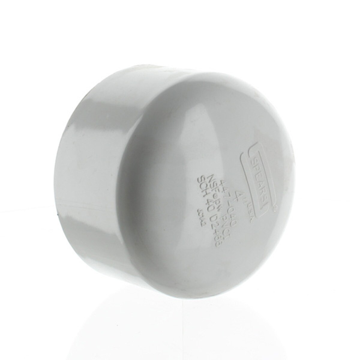 4" PVC Cap - Slip - S40